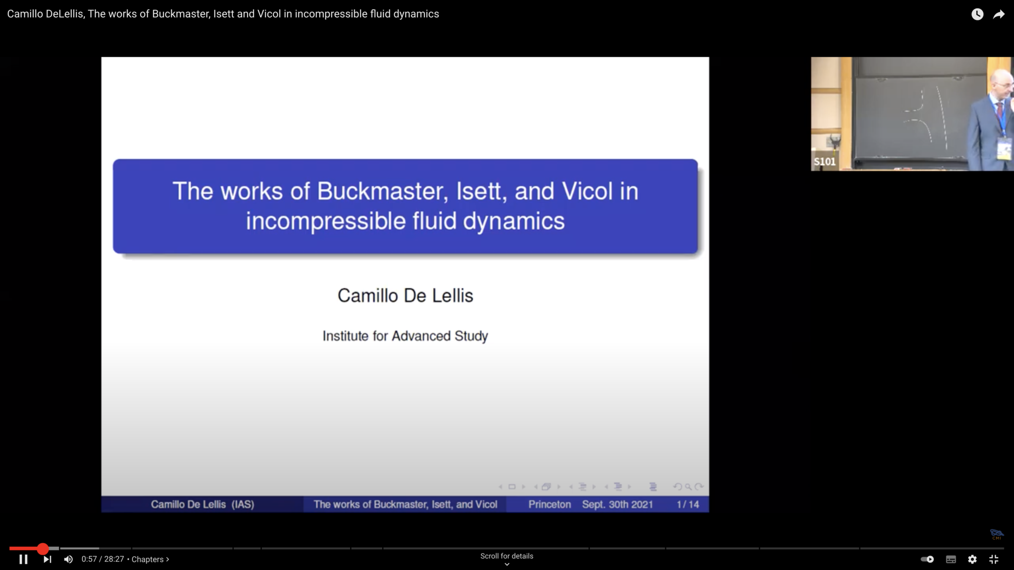 Lectures Archive - Clay Mathematics Institute