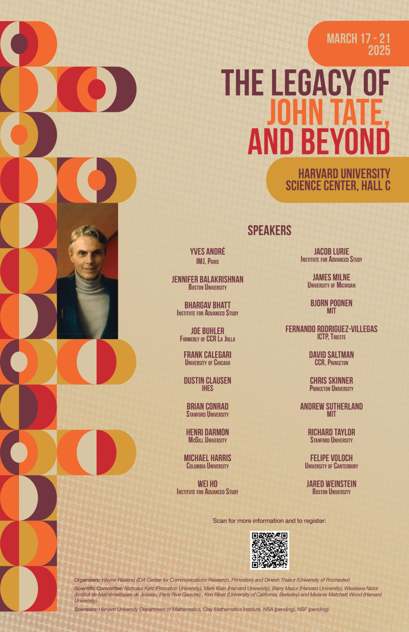The Legacy of John Tate, and Beyond - Clay Mathematics Institute